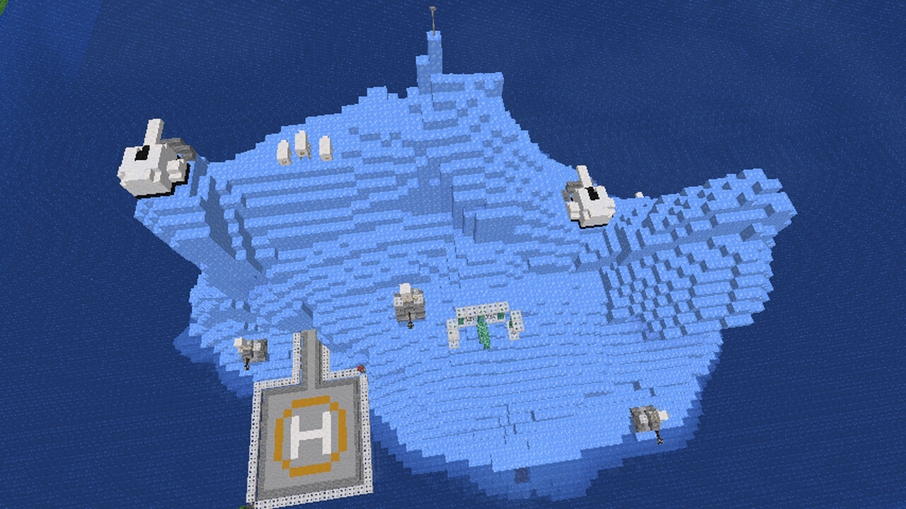 Ice base Minecraft Map