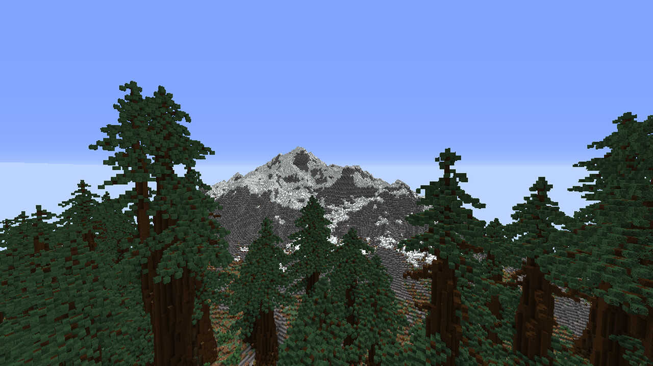 The Sequoia Park 640x640 Sequoia Forest Minecraft Map