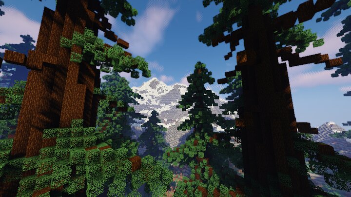 The Sequoia Park 640x640 Sequoia Forest Minecraft Map