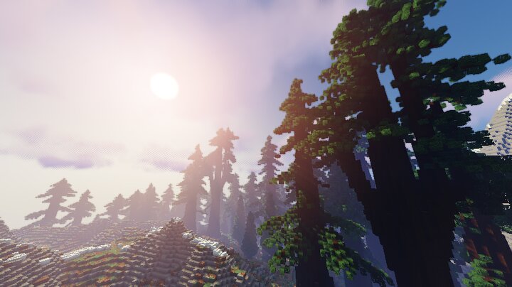 The Sequoia Park 640x640 Sequoia Forest Minecraft Map