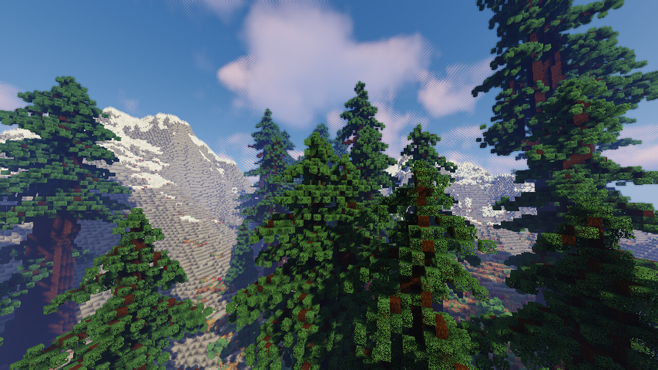 The Sequoia Park 640x640 Sequoia Forest Minecraft Map