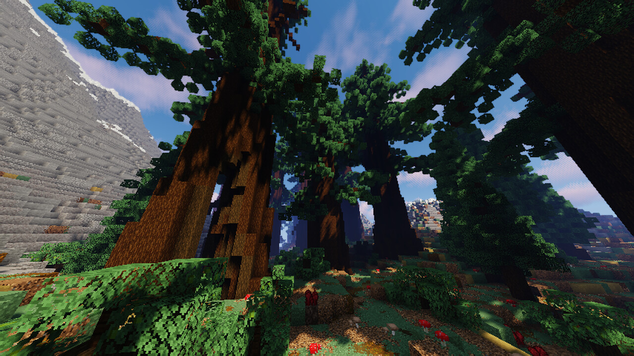 The Sequoia Park 640x640 Sequoia Forest Minecraft Map