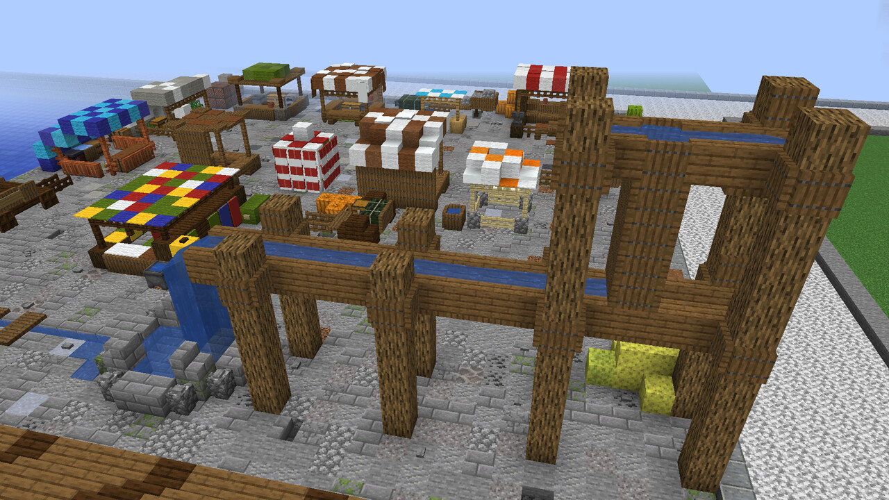 Aqueor Navalis - a Roman Trading Port Minecraft Map