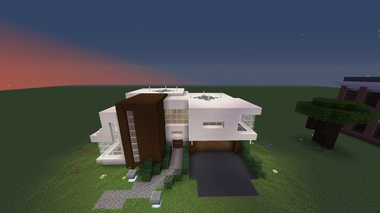 Large Modern Home(Quartz) Minecraft Map