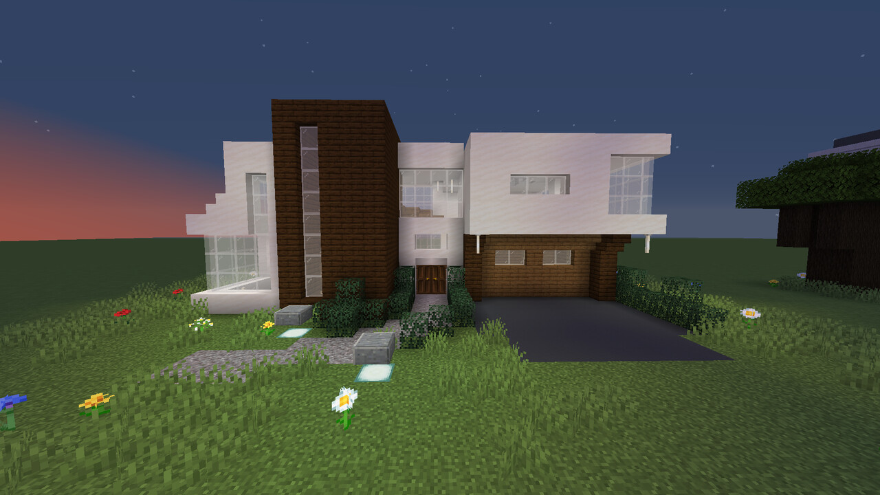 Large Modern Home(Quartz) Minecraft Map