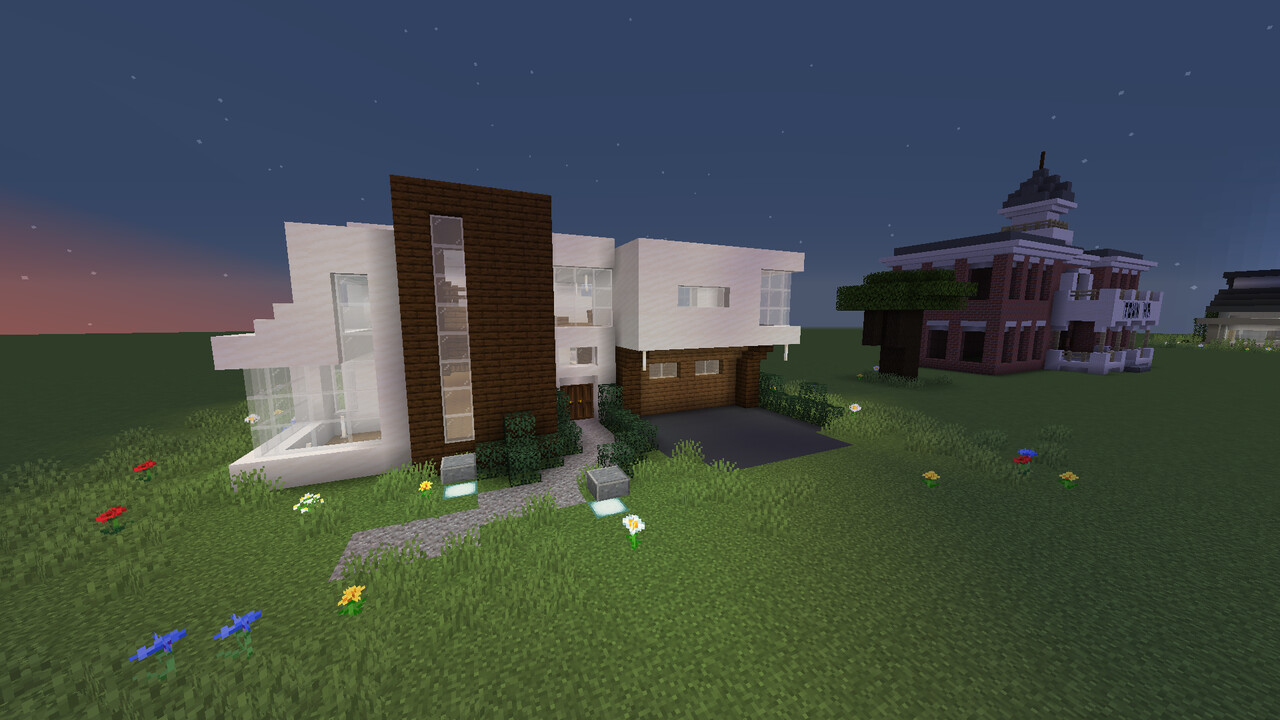 Large Modern Home(Quartz) Minecraft Map
