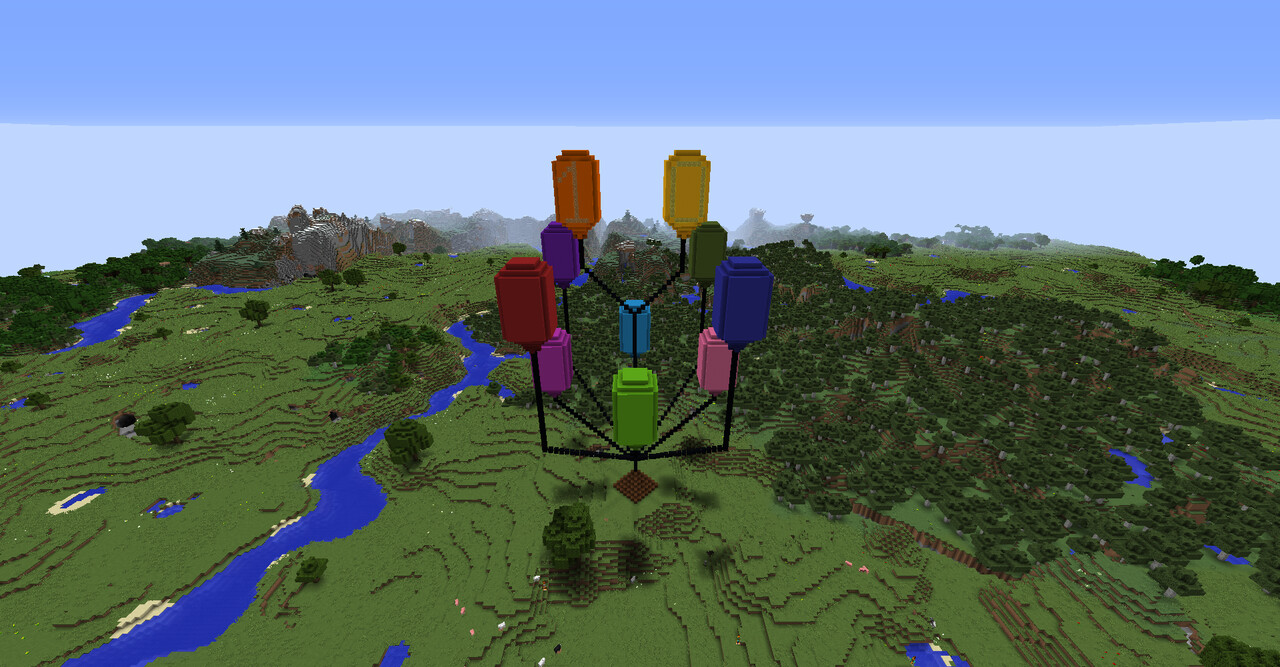 10 Years Anniversary Balloons Minecraft Map