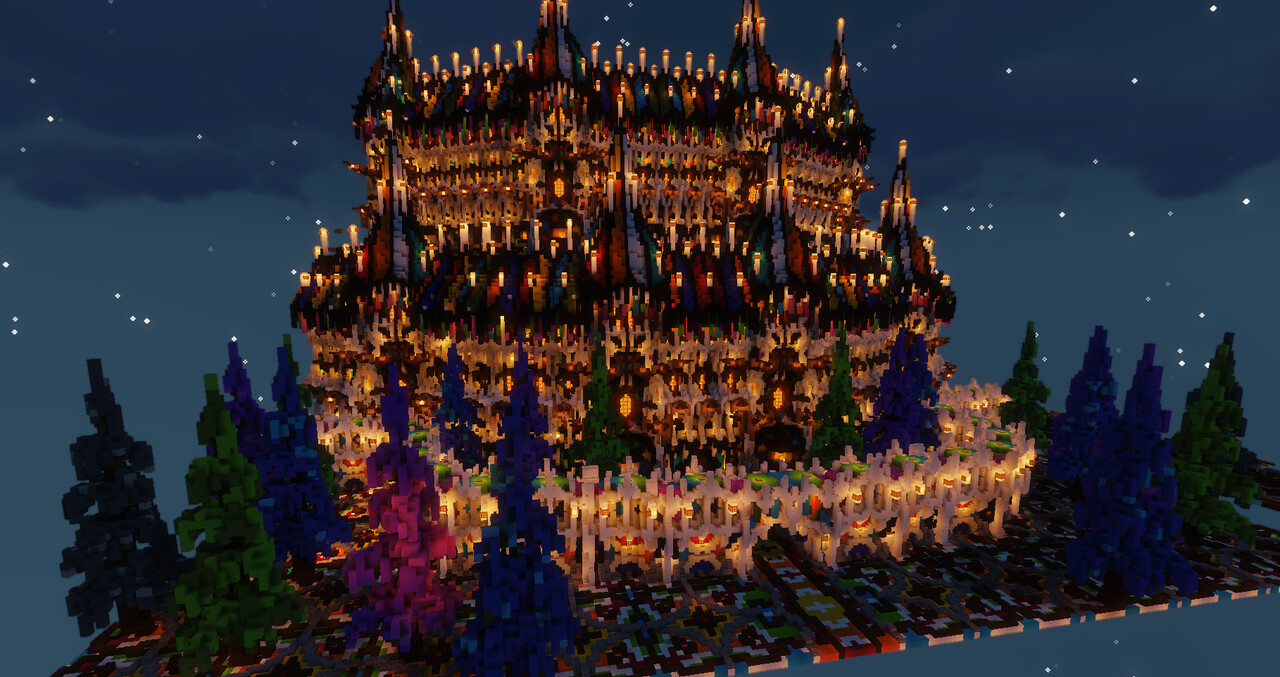 A Castle of Colour And Light Minecraft Map