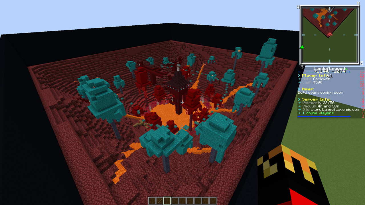 Volcano Parkour Minecraft Map