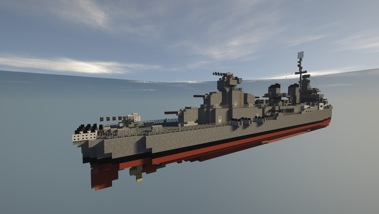 USS Fletcher (DD-445) Minecraft Map
