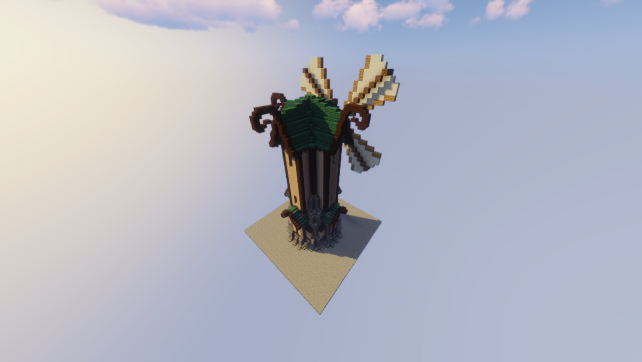 Medieval Fantasy Windmill Minecraft Map