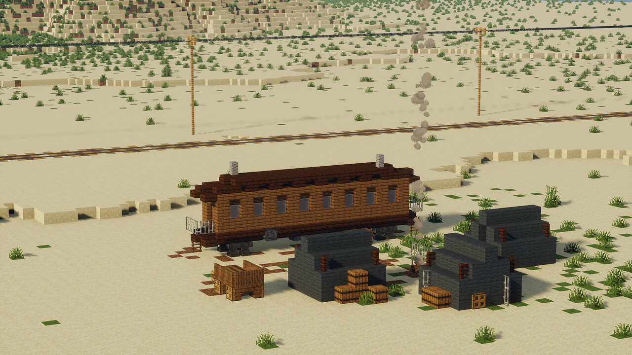 Wild West Railroad Town [Fully Decorated] - Utah Territory 1886 ...