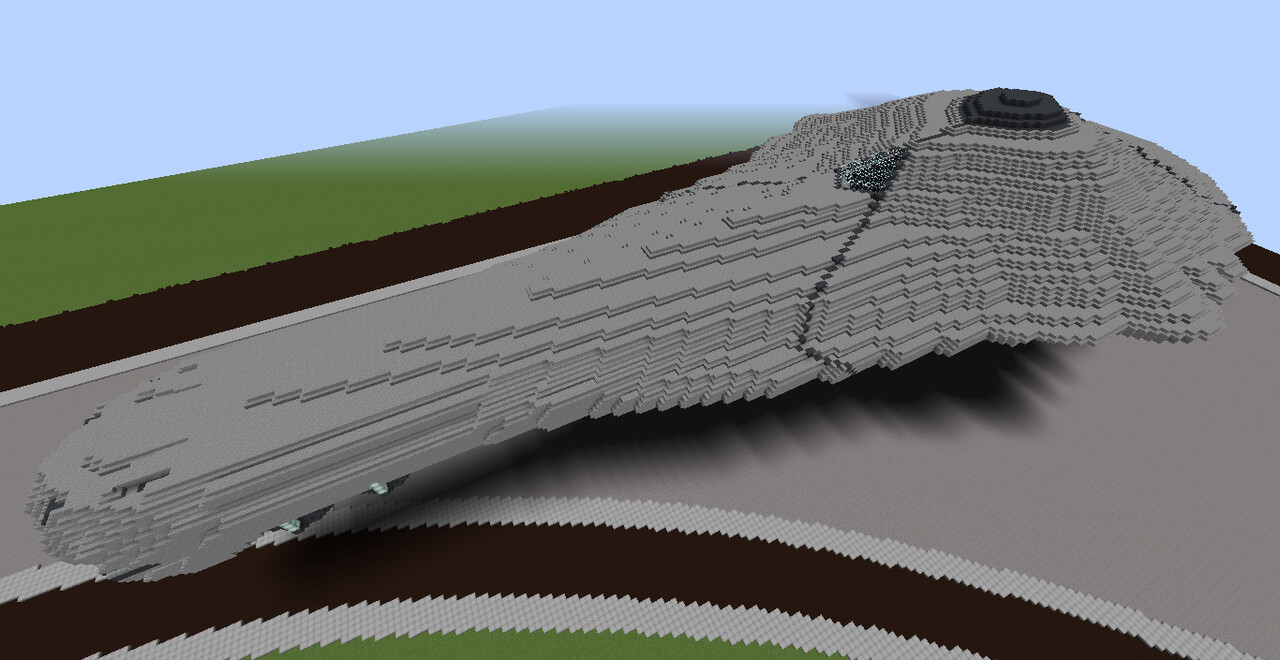 Kryptonian Scout Ship Minecraft Map