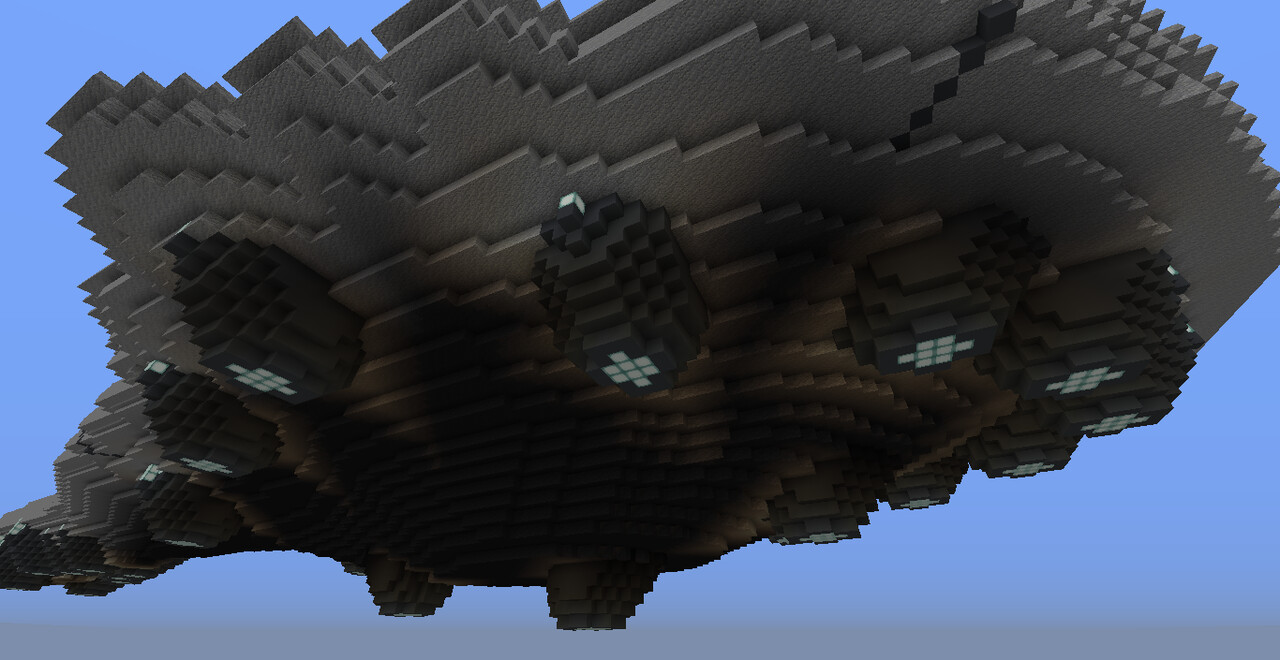 Kryptonian Scout Ship Minecraft Map