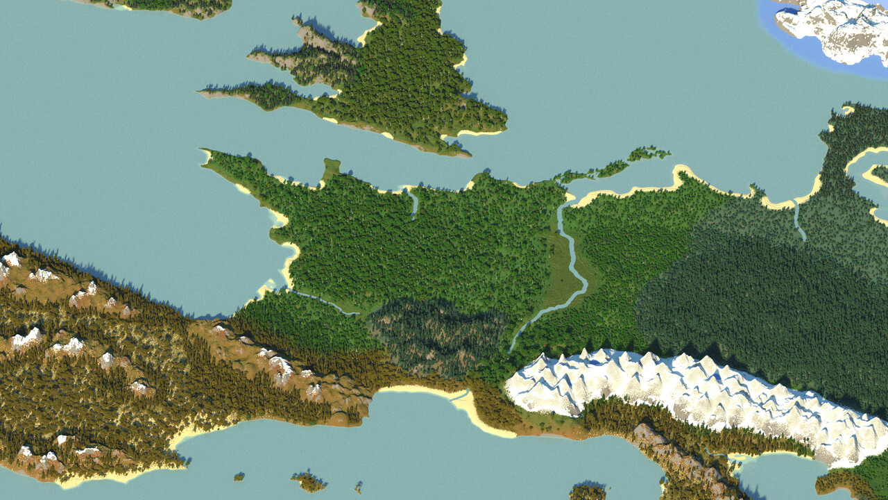 Europe [7,000 x 4,000] [Realistic] Minecraft Map