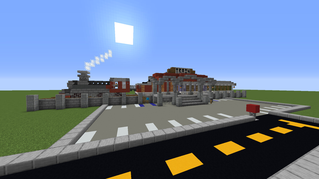 Old Style Train Minecraft Map