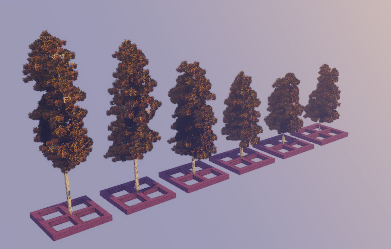 Quaking Aspen Tree Pack - Autumn Version Minecraft Map