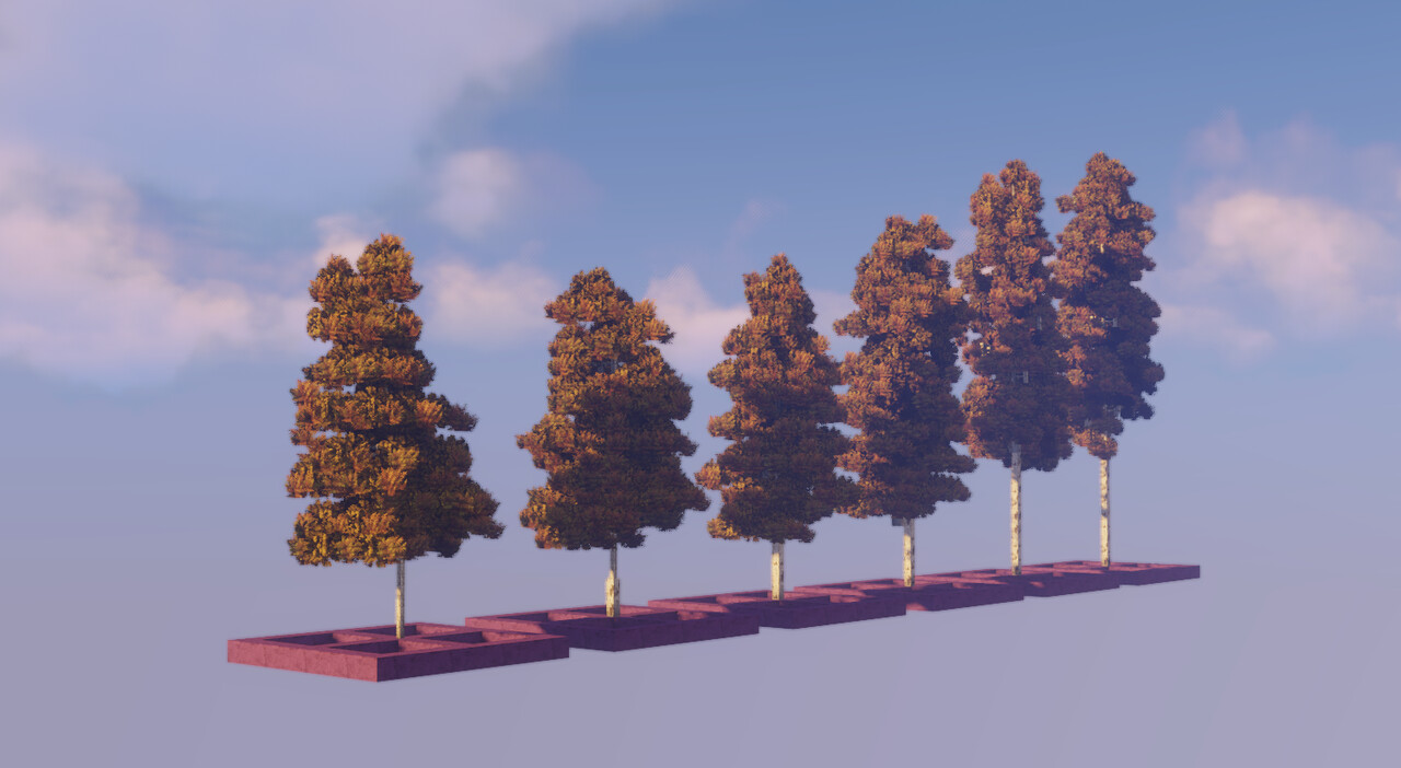 Quaking Aspen Tree Pack - Autumn Version Minecraft Map