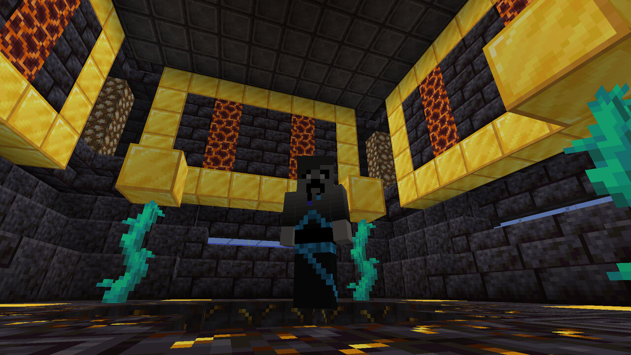 The 1 chunk ultamate nether tower Minecraft Map