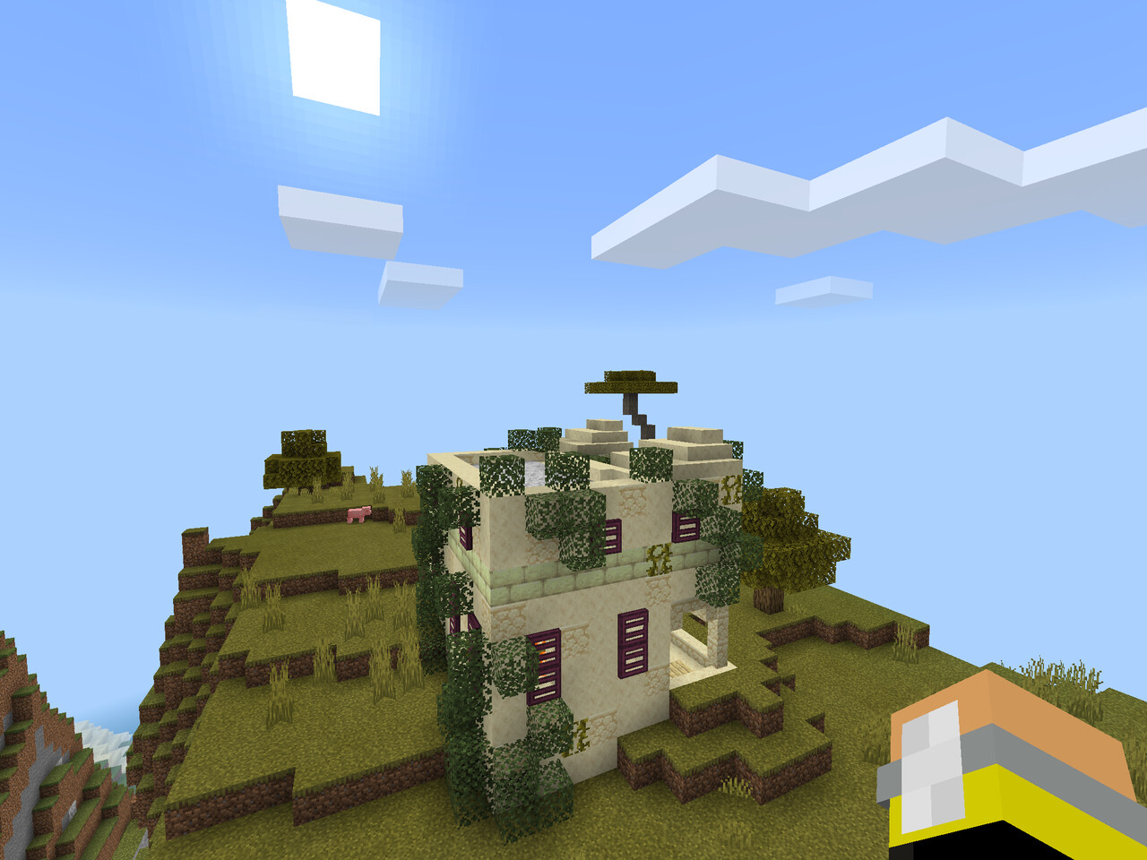 Stucco style Mediterranean house (+Shaders) Minecraft Map