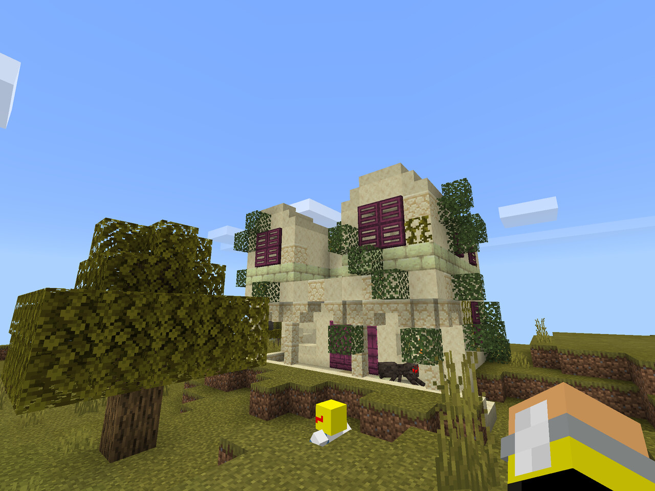 Stucco style Mediterranean house (+Shaders) Minecraft Map