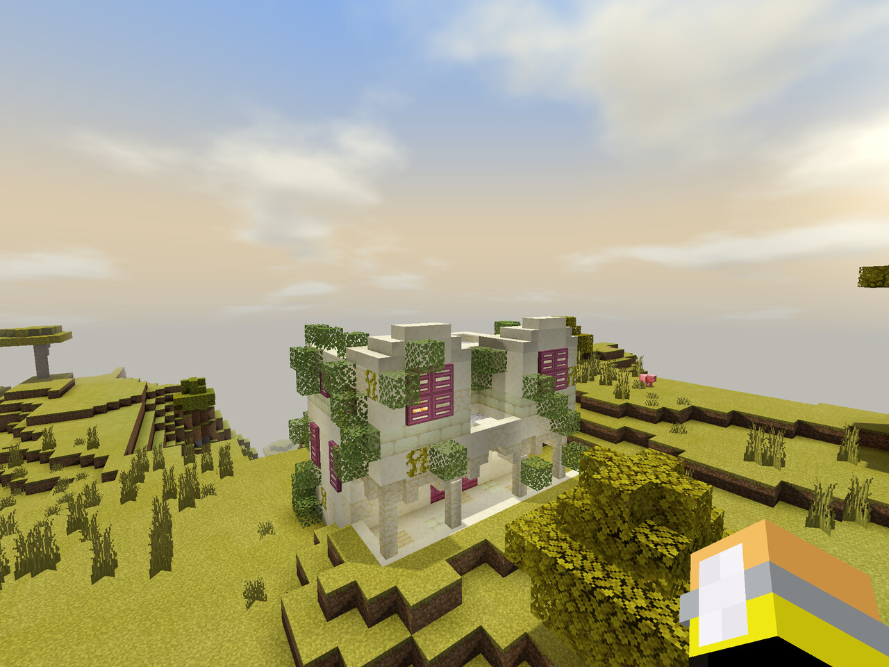 Stucco style Mediterranean house (+Shaders) Minecraft Map