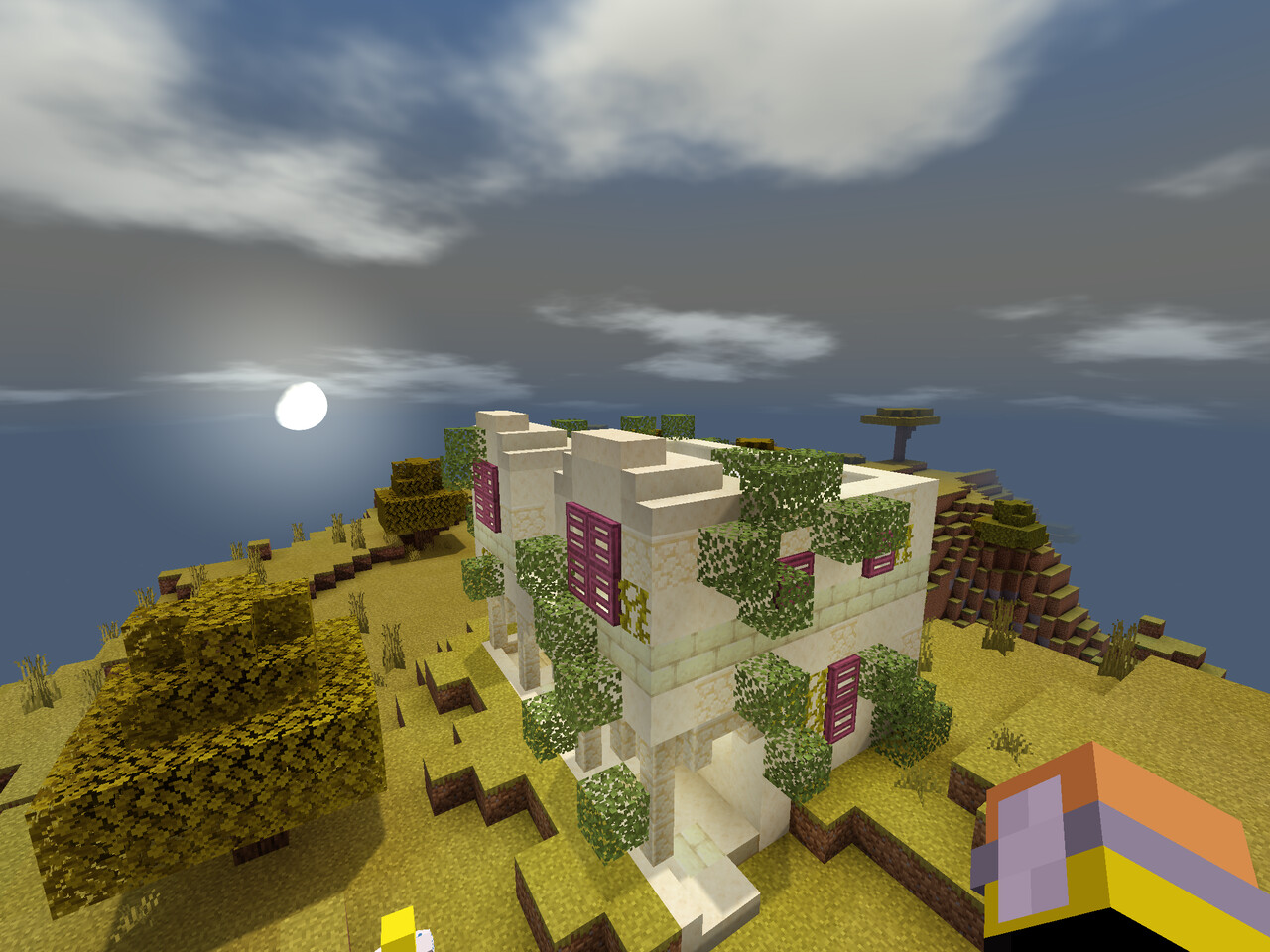 Stucco style Mediterranean house (+Shaders) Minecraft Map