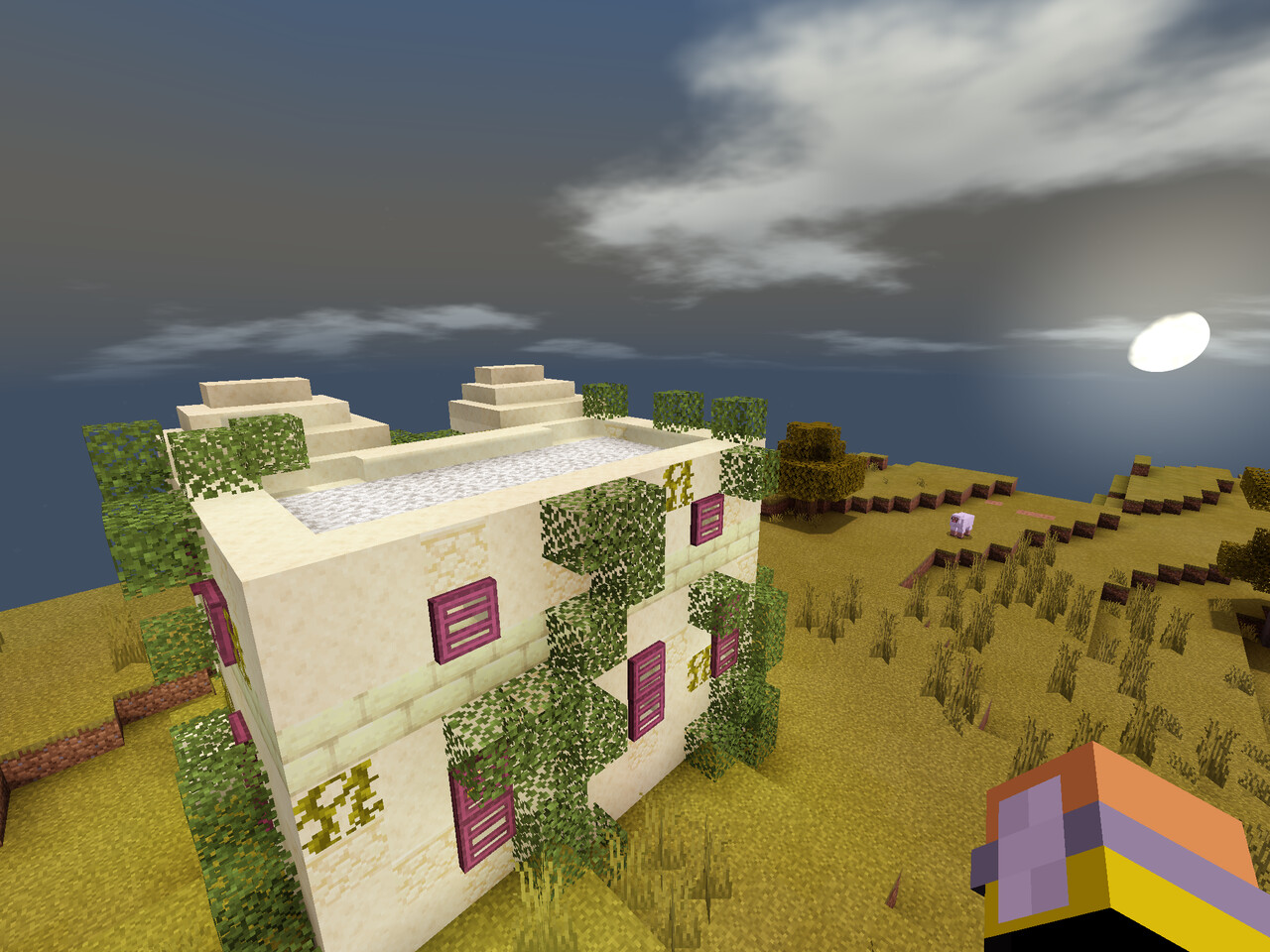 Stucco style Mediterranean house (+Shaders) Minecraft Map