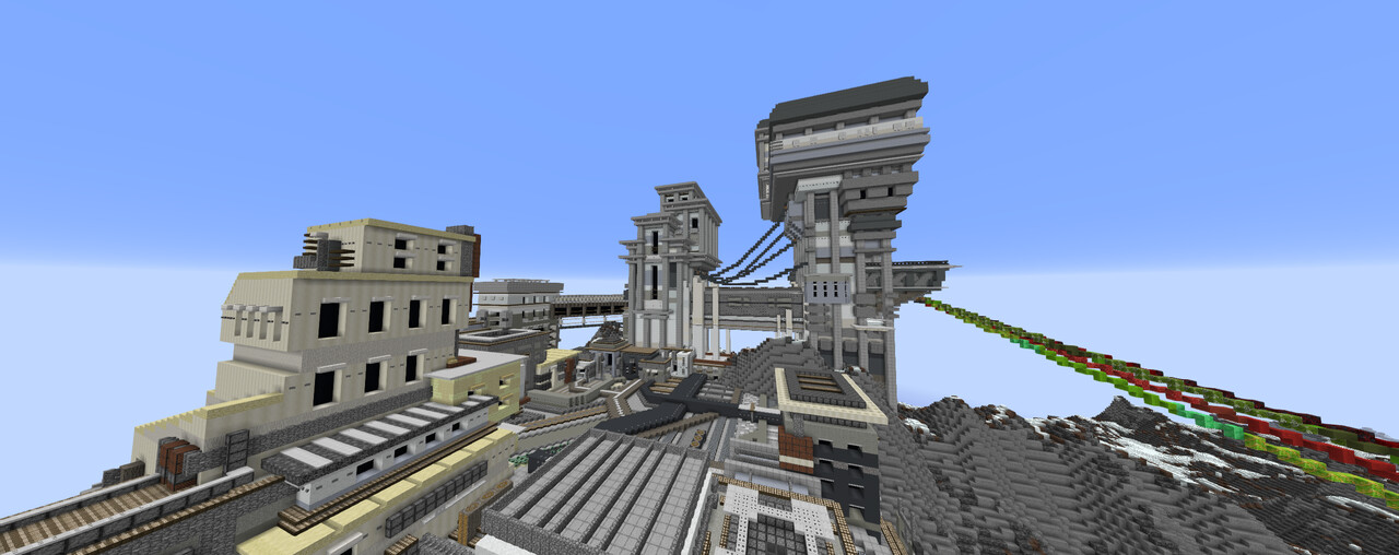Redacted | 600x600 Sci-Fi Build Minecraft Map