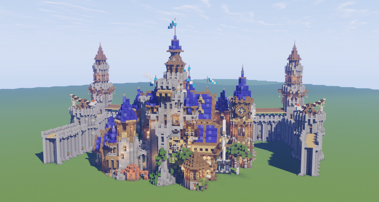 Medieval Fantasy Castle Concept Build Minecraft Map