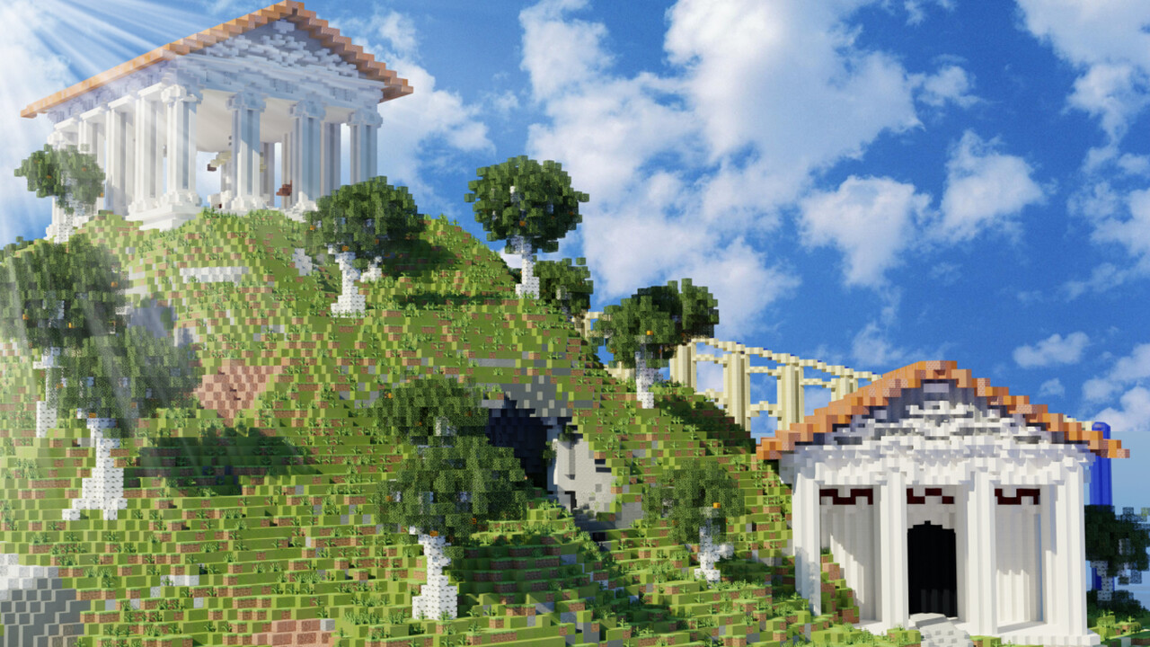 Greek Island | Aderlyon Build Team Minecraft Map