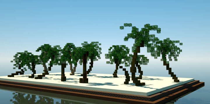 Palm trees Pack | Download Minecraft Map