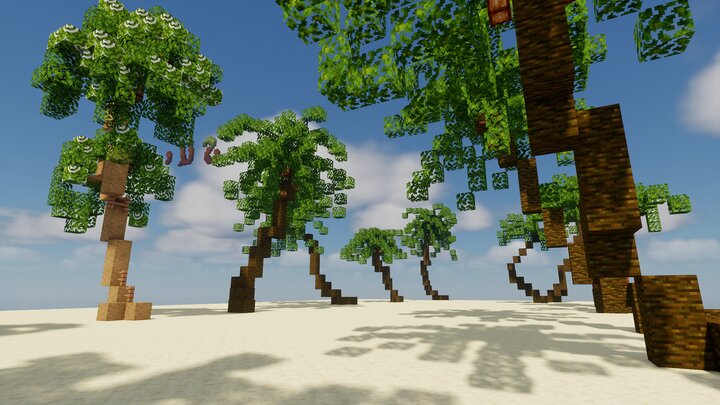 Palm trees Pack | Download Minecraft Map