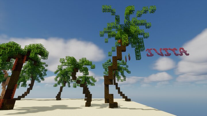 Palm trees Pack | Download Minecraft Map