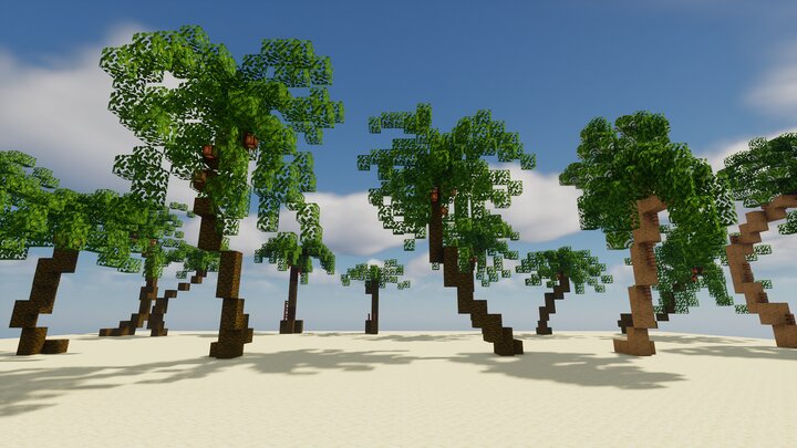Palm trees Pack | Download Minecraft Map