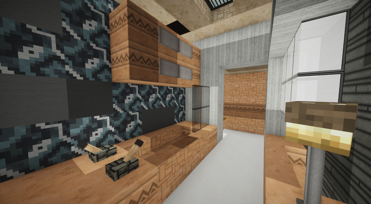 Modern Villa | with interiors + download | MFC | Minecraft Map