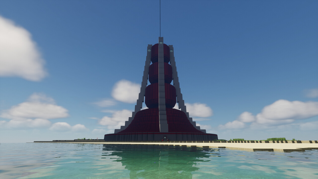 Sunset Star Gigaskyscraper Minecraft Map