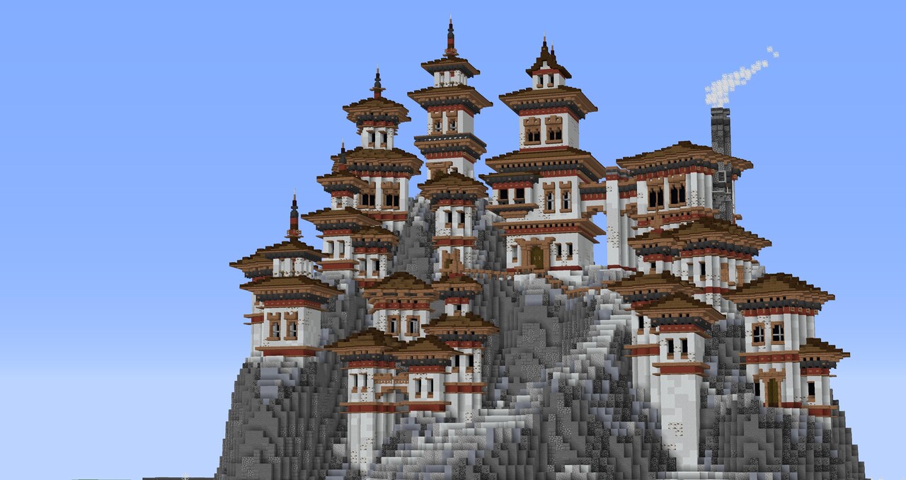 Tibetan Village Minecraft Map