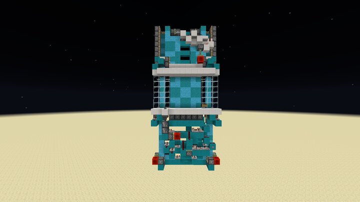 6x6 Gravity block door Minecraft Map