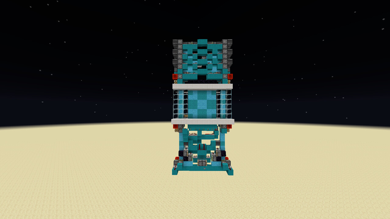 6x6 Gravity block door Minecraft Map