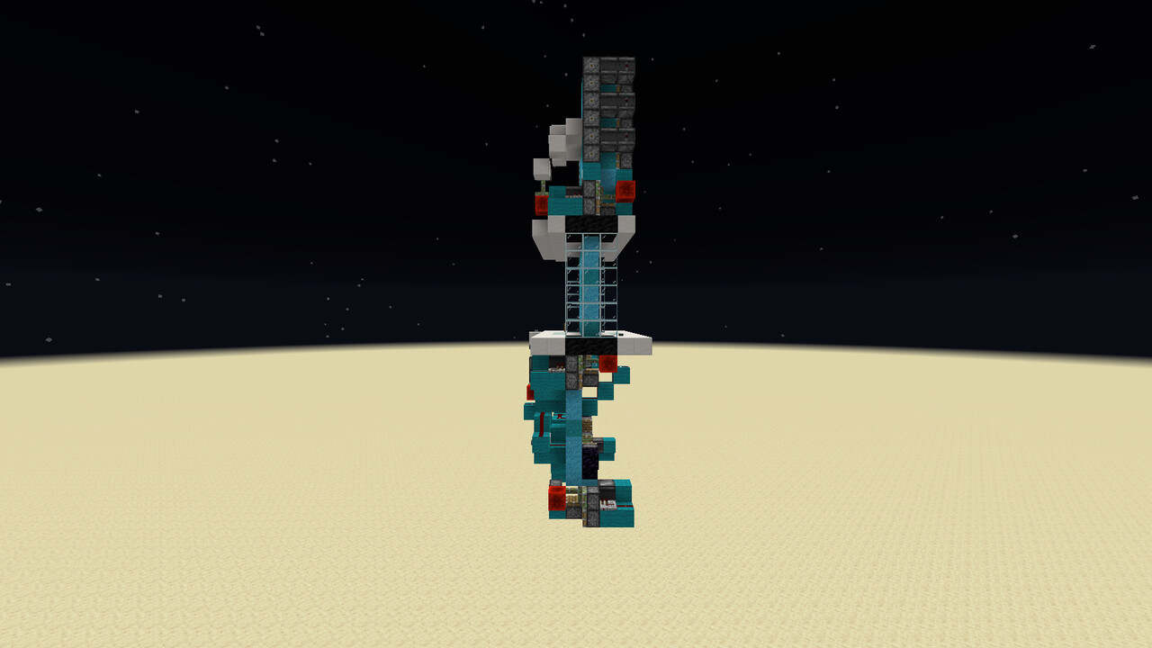 6x6 Gravity block door Minecraft Map