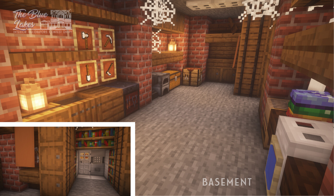 The Blue Lakes - Interior Decorators Contest Entry Minecraft Map