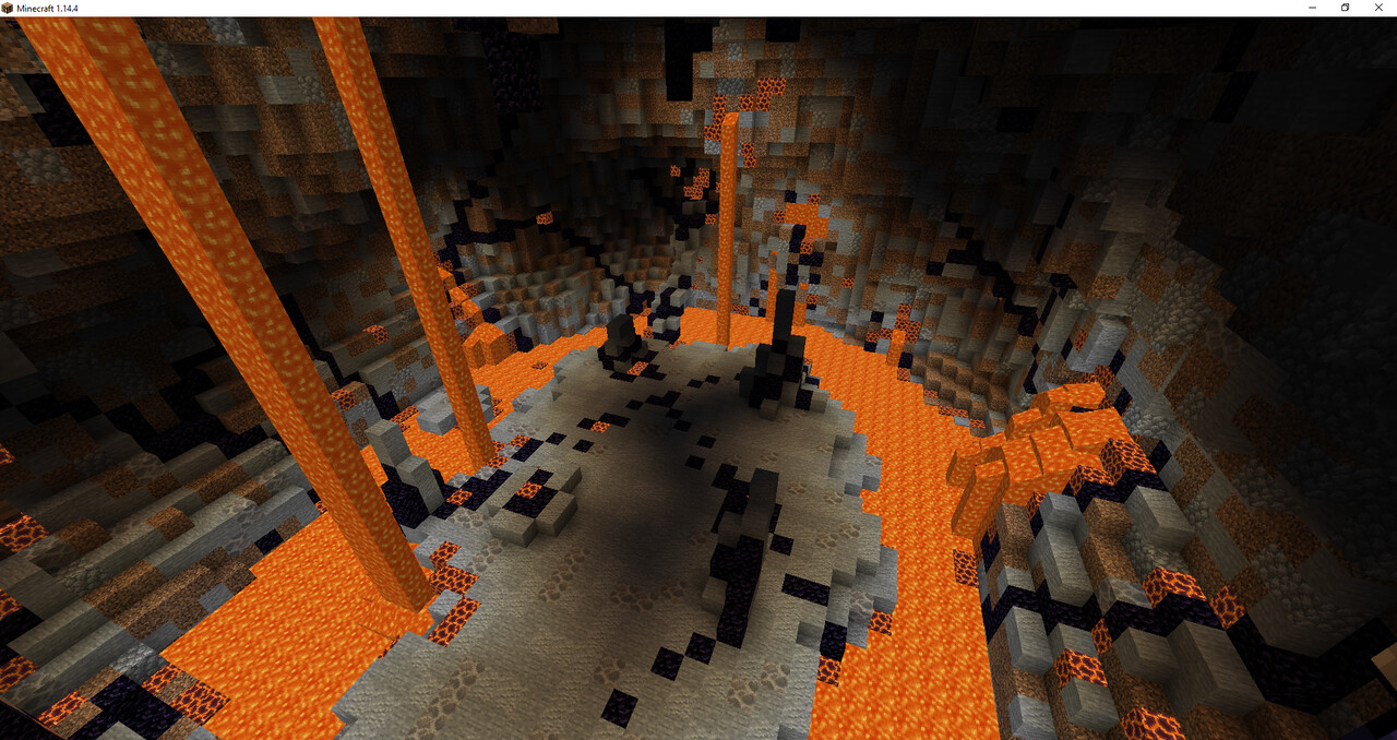 Volcano interior Minecraft Map