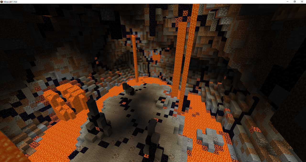 Volcano interior Minecraft Map