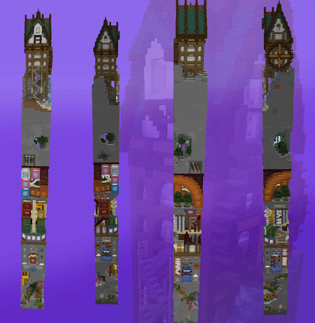 AmyOak cyberpunk-chunk [1 Chunk challenge] Minecraft Map