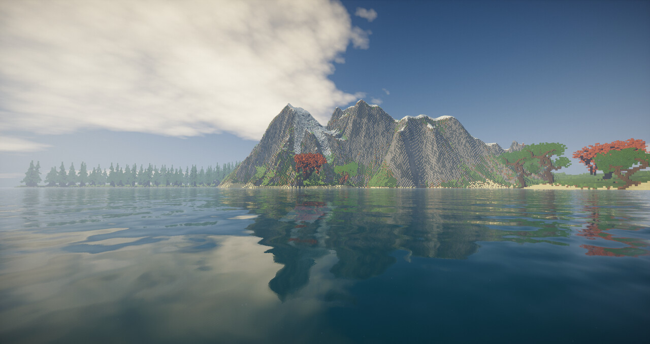 Small survival map (1.5k x 1.5k) worldpainter Minecraft Map