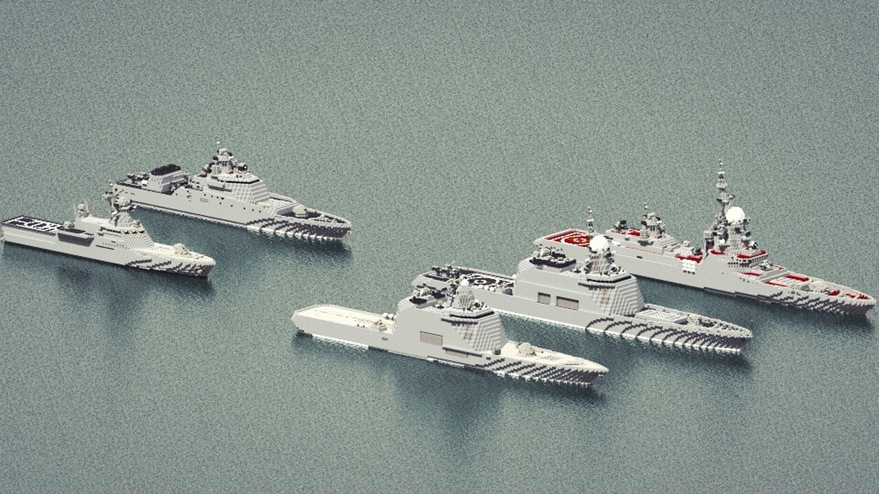 Project 20386 Corvette Derzky class & (Project 20386-2.0 frigate ...