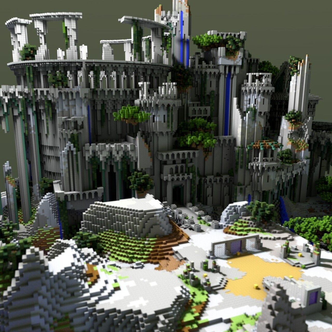 Fallen ruins l Survival games lobby Minecraft Map
