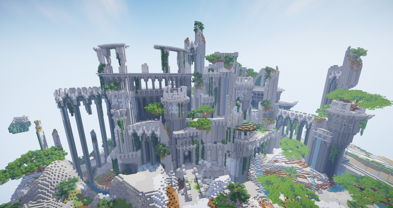 Fallen ruins l Survival games lobby Minecraft Map