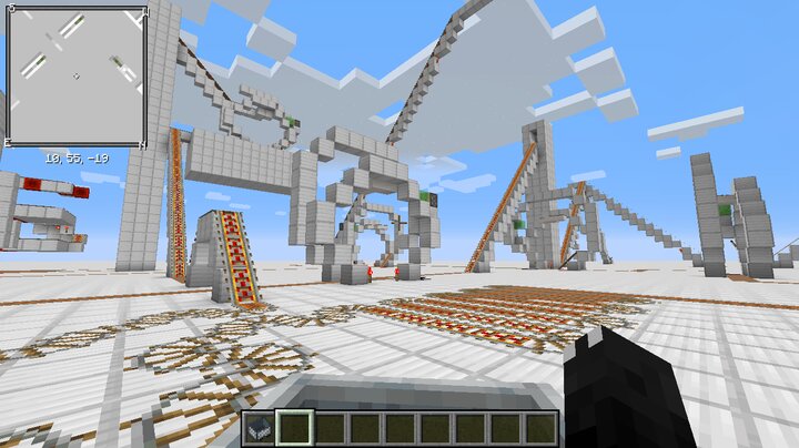 Roller Coaster map Minecraft Map
